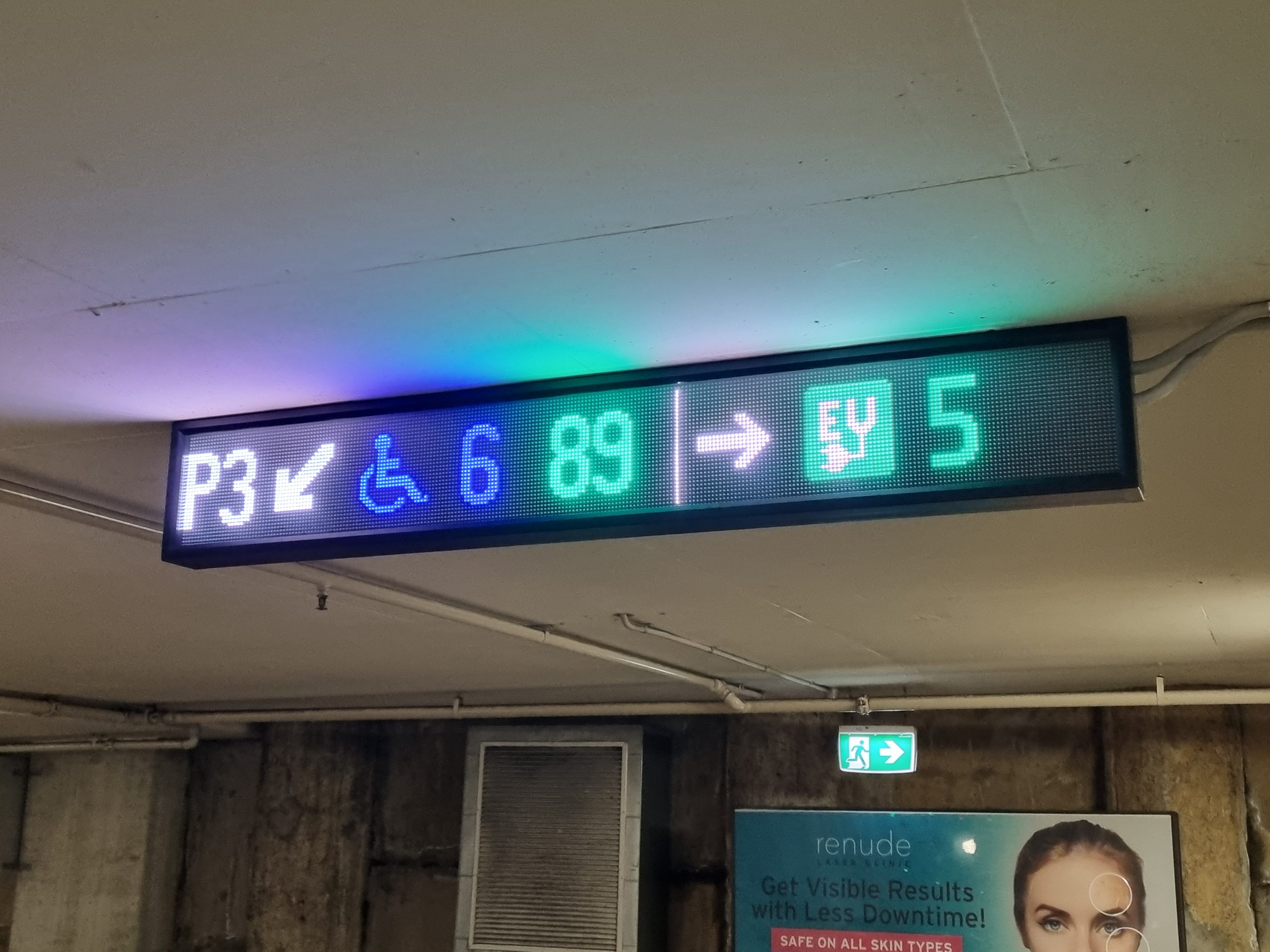 Internal Wayfinding Signage - Park Agility Parking Guidance